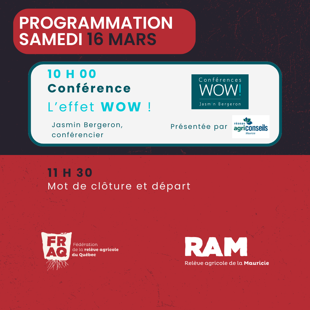 Congrès FRAQ 2024 - Fédération de la relève agricole du Québec